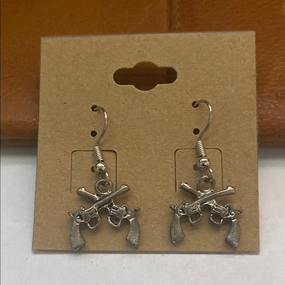 hand made | Jewelry | Silver Revolver Earrings | Poshmark